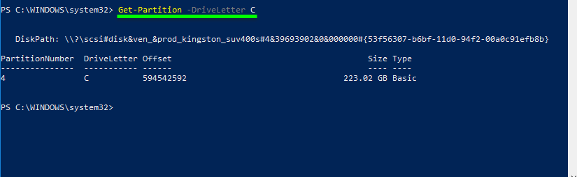 How To Get A Pc Hard Drive Information Using Powershell